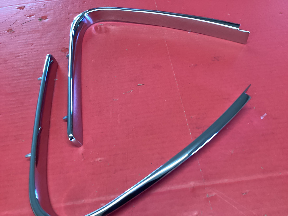 Mustang 1969-1970 Fastback Quarter Window Chrome Molding Sold as Pair ...